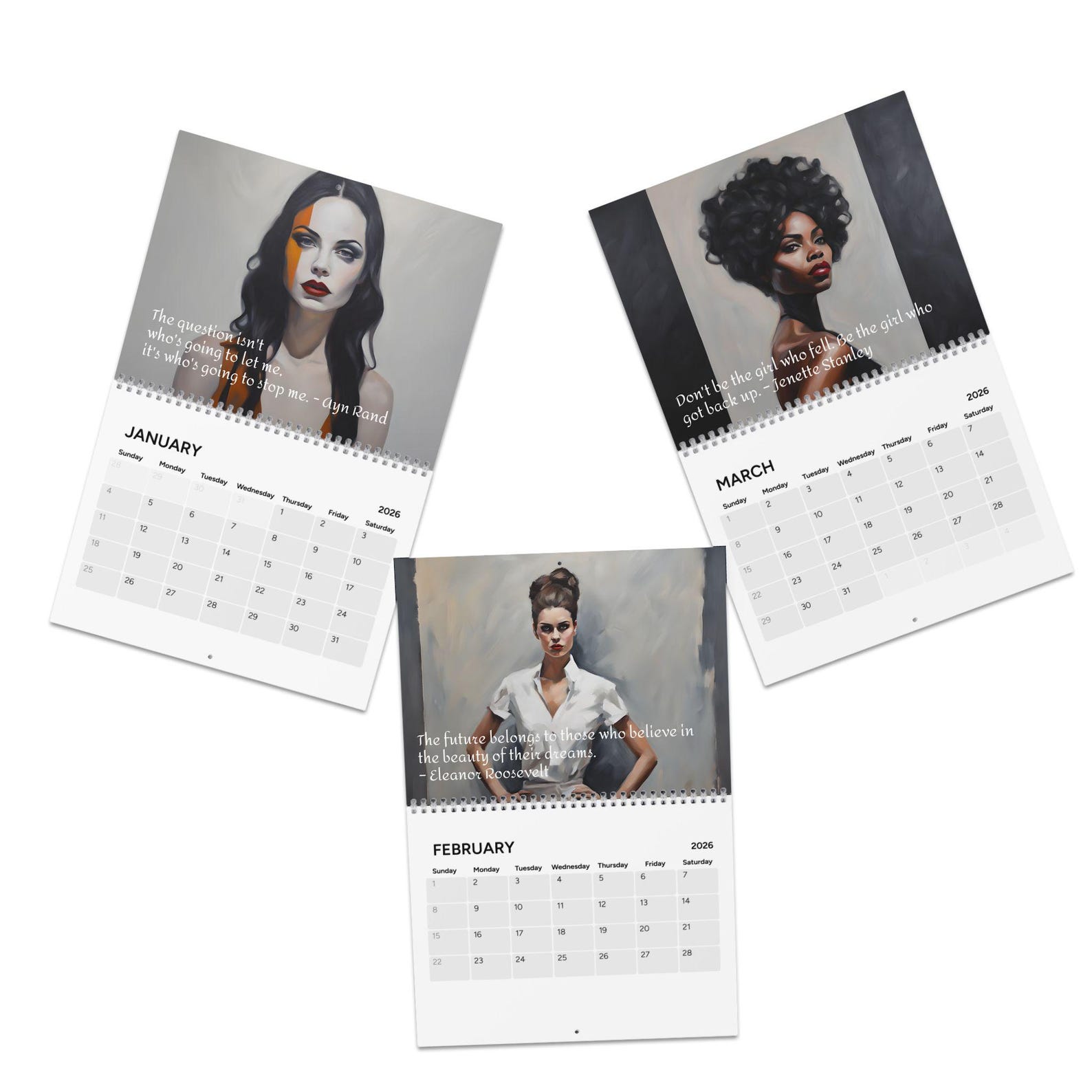 Women's Inspiration and Motivation Calendar (2026), Birthday Gift ...