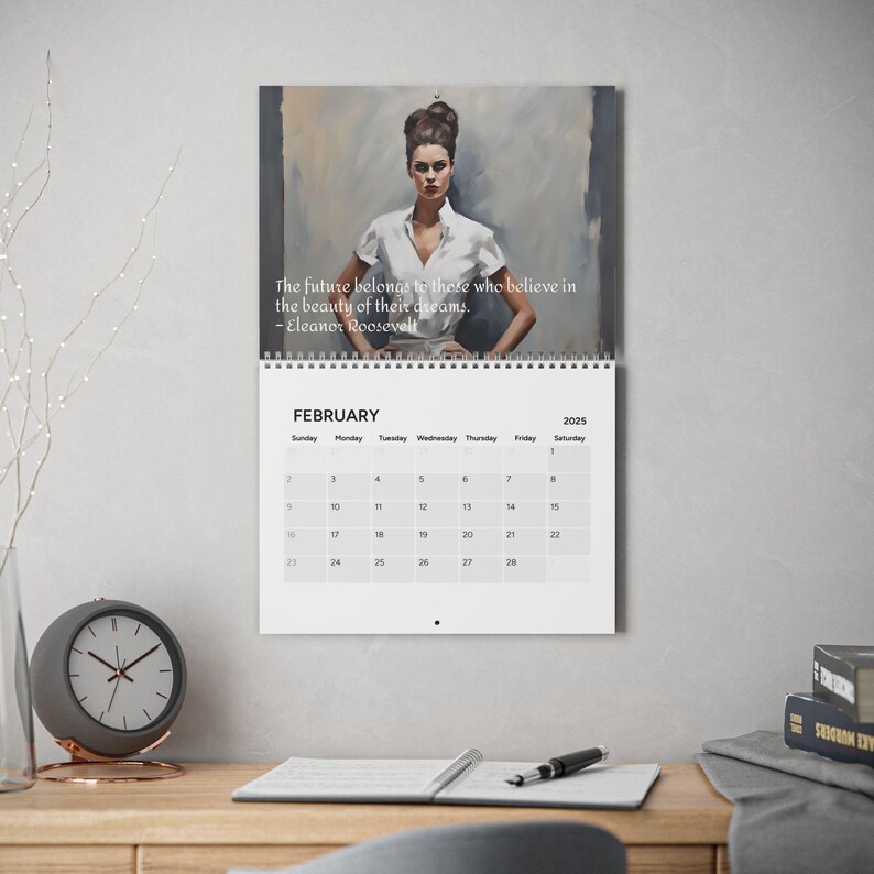 Women's Inspiration and Motivation Calendar 2025, Birthday Gift ...