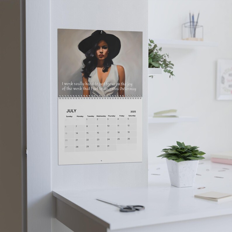 Women's Inspiration and Motivation Calendar (2025), Birthday Gift ...