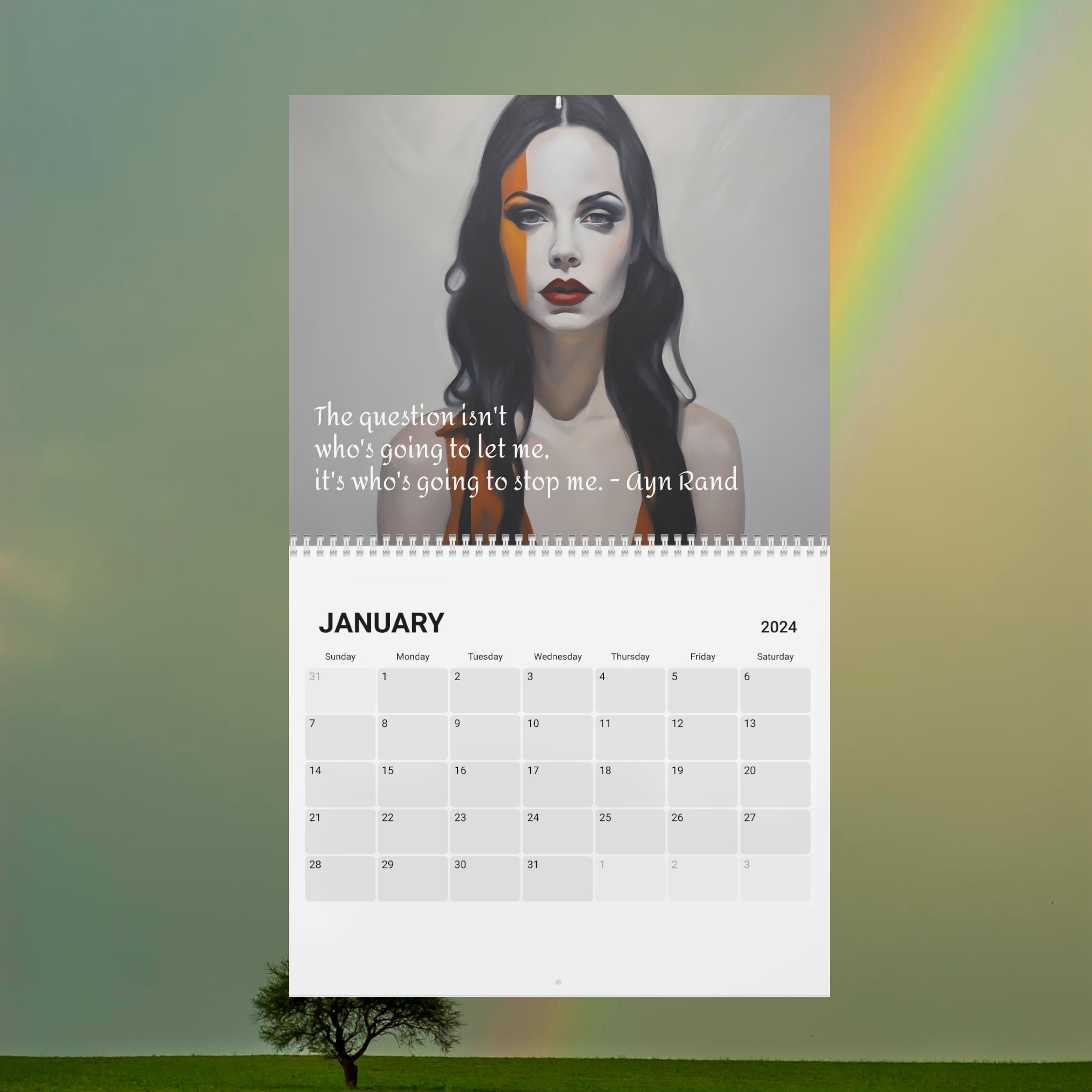 Women's Inspiration and Motivation Calendar 2024, Birthday Gift ...