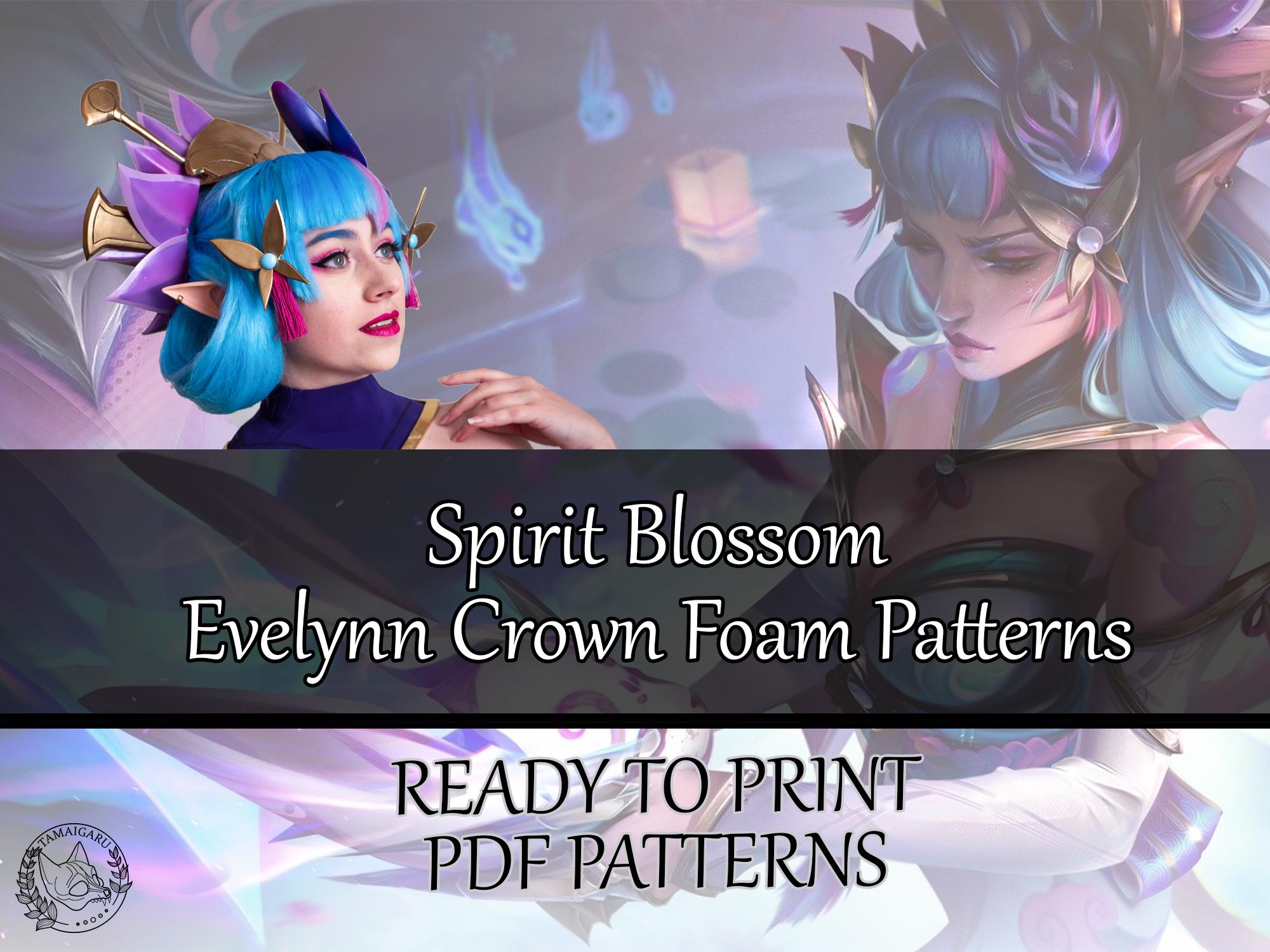 Spirit Blossom Evelynn Crown Pattern - Ready to Print PDF | League of ...