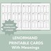 Printable Lenormand Cards for Beginners With Meanings - Etsy