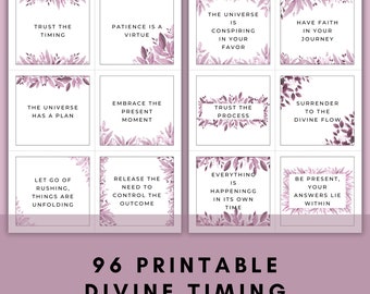 Editable Timing Oracle Cards Canva Template Commercial & Personal Use ...