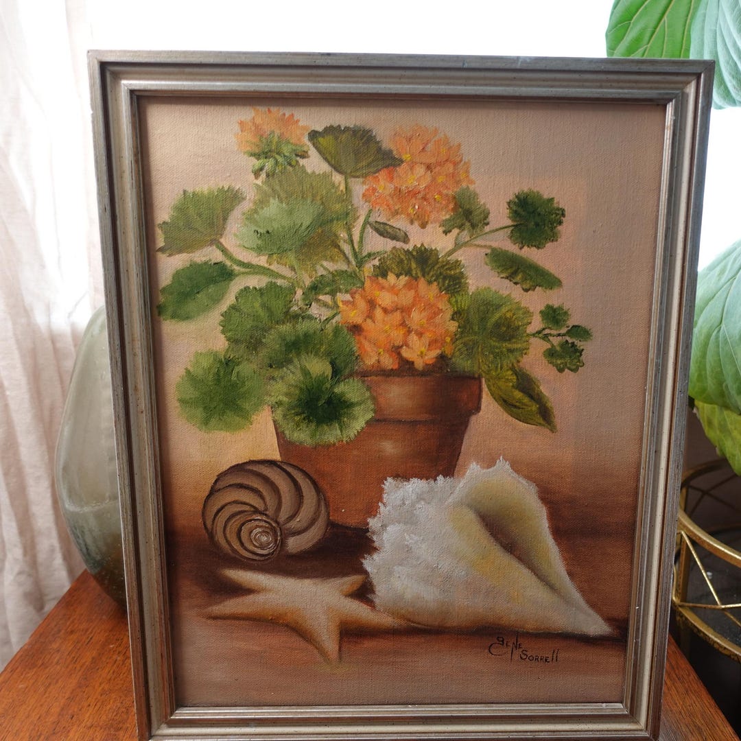 Vintage Oil Painting on Canvas by Artist Gene Sorrell - Etsy
