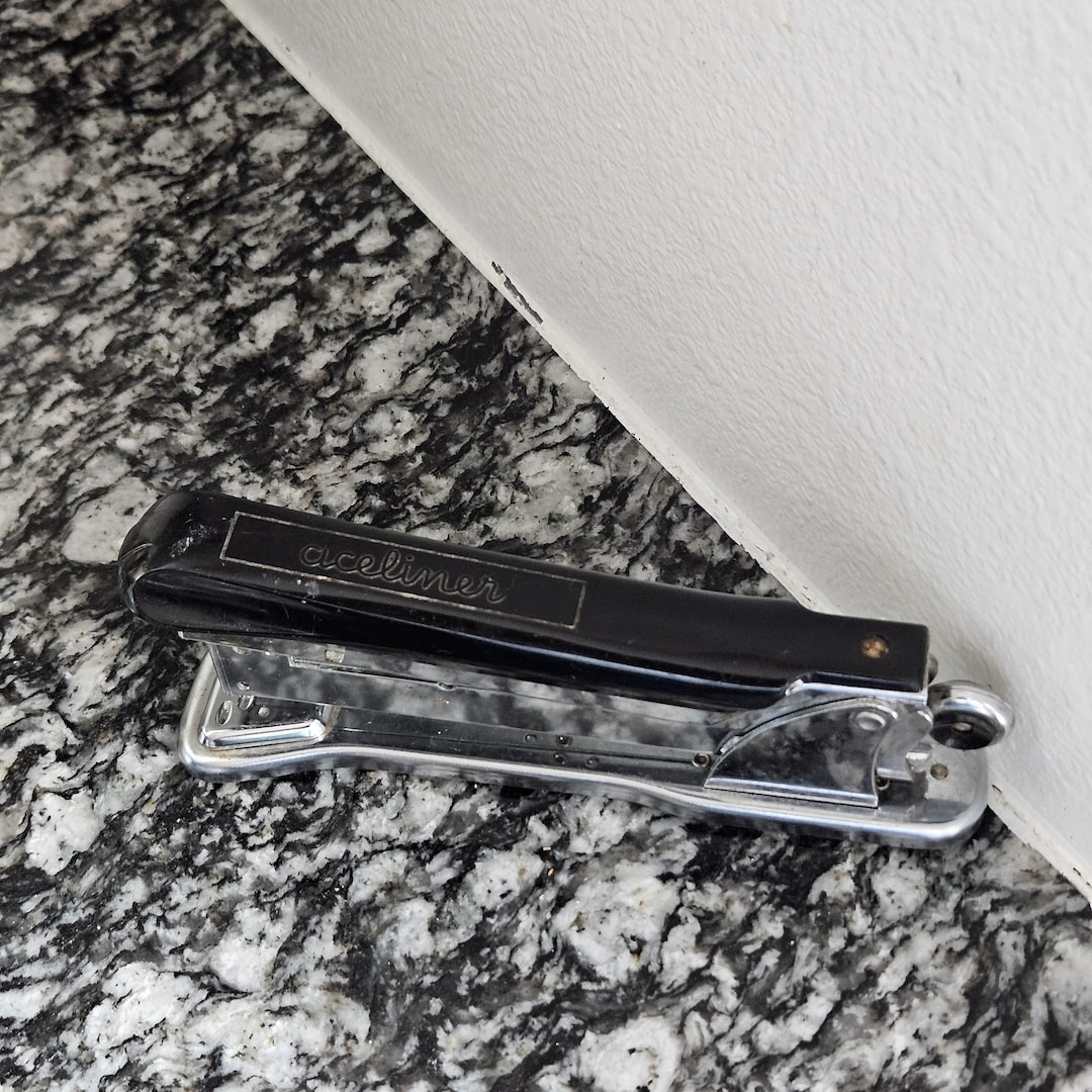 Ace Liner Vintage Black Stapler Model 502 Desktop Office Supply - Etsy