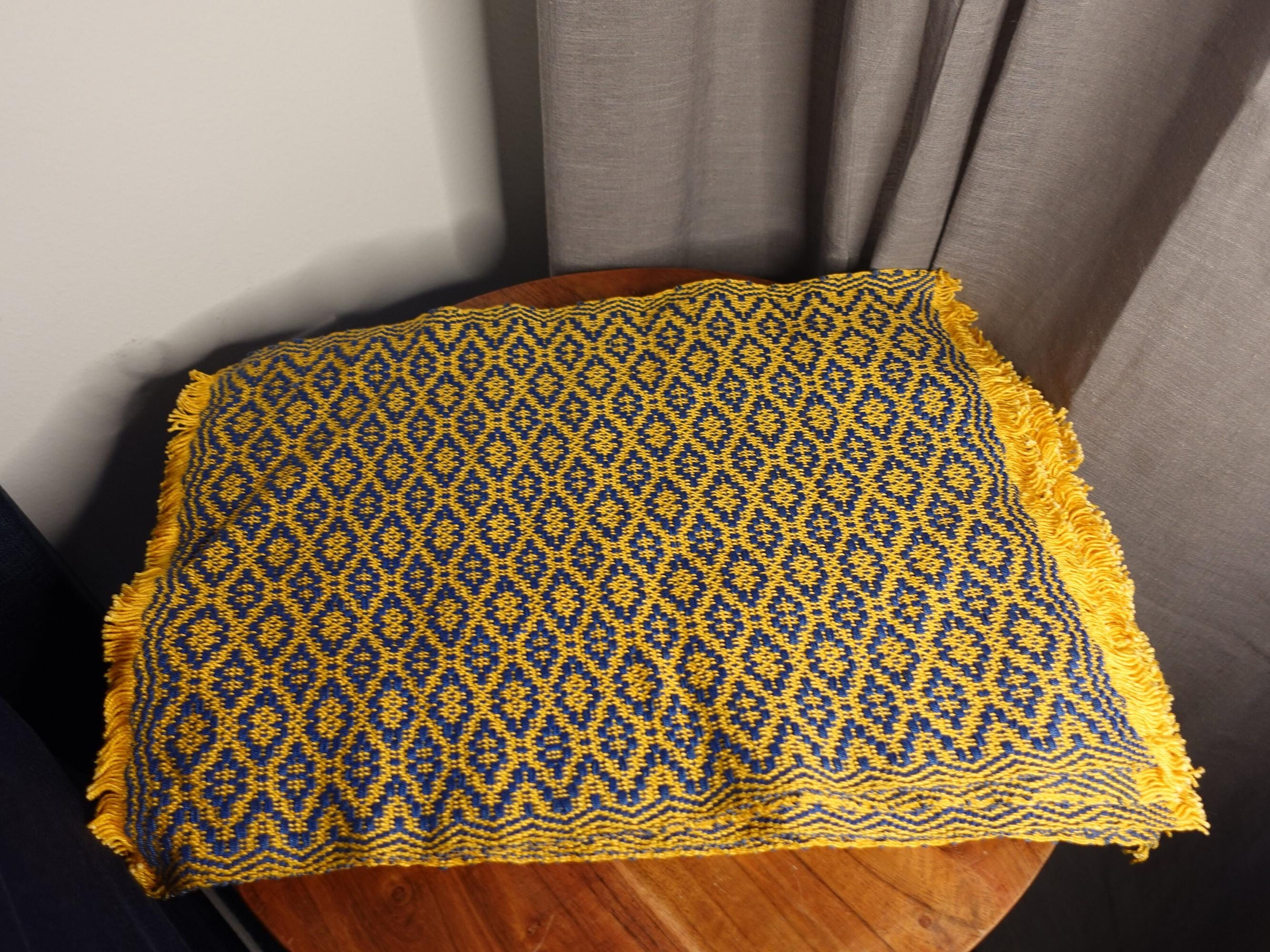 Set of 7- Royal Blue and Yellow Cotton Placemats - Etsy