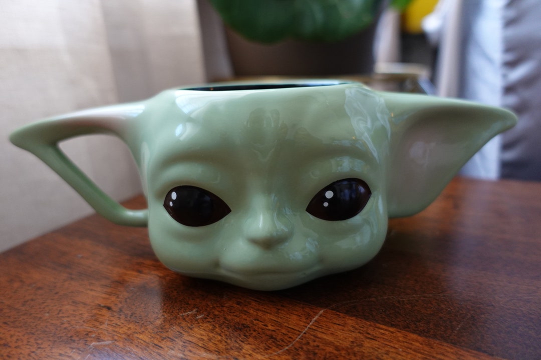Star Wars the Mandalorian Baby Yoda Ceramic Cup - Etsy