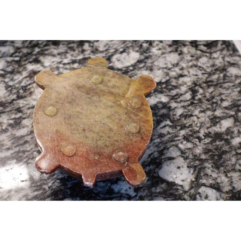 Soapstone Carved Turtle Dish Animal Figurine Home Decor - Etsy