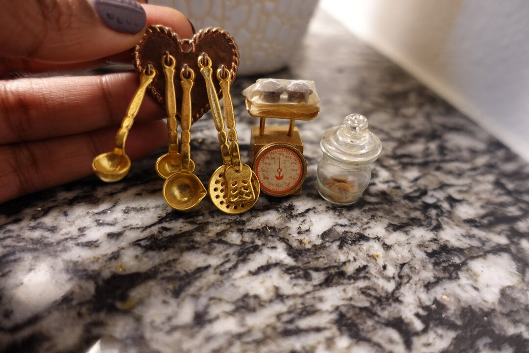 Vintage Pretend Play Miniature Baking Set Complete - Etsy