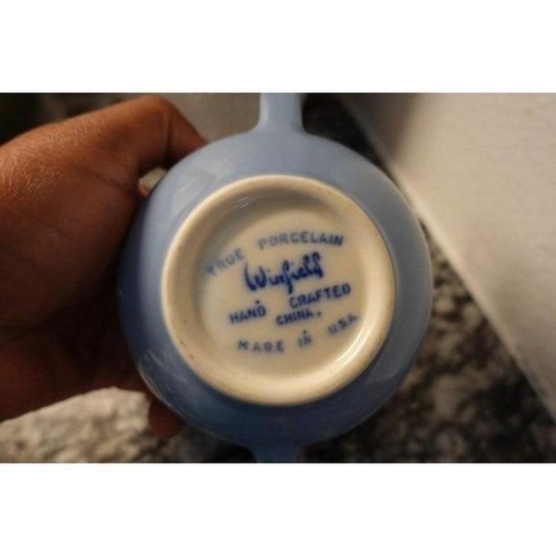 Vintage Winfield Blue Pacific Bamboo Sugar Canister Double Handles - Etsy