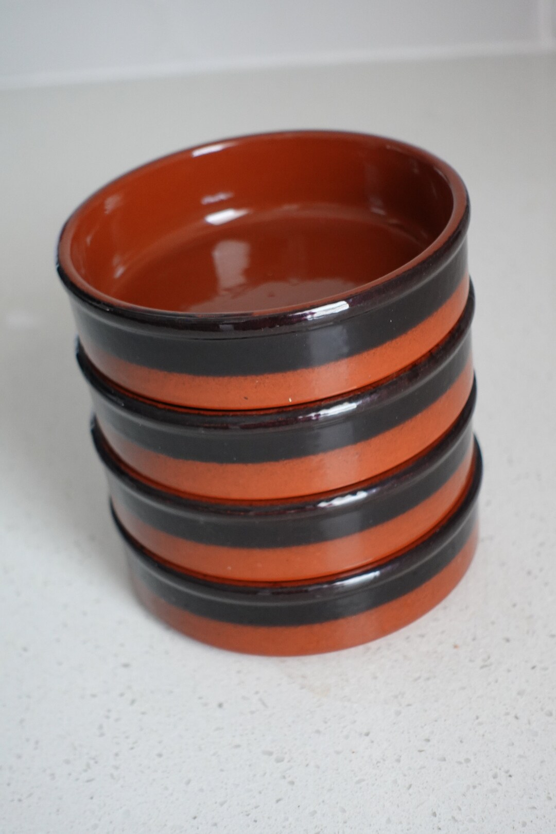 Set of 4 Cermer Stacking Ramekin Dishes Terracotta - Etsy
