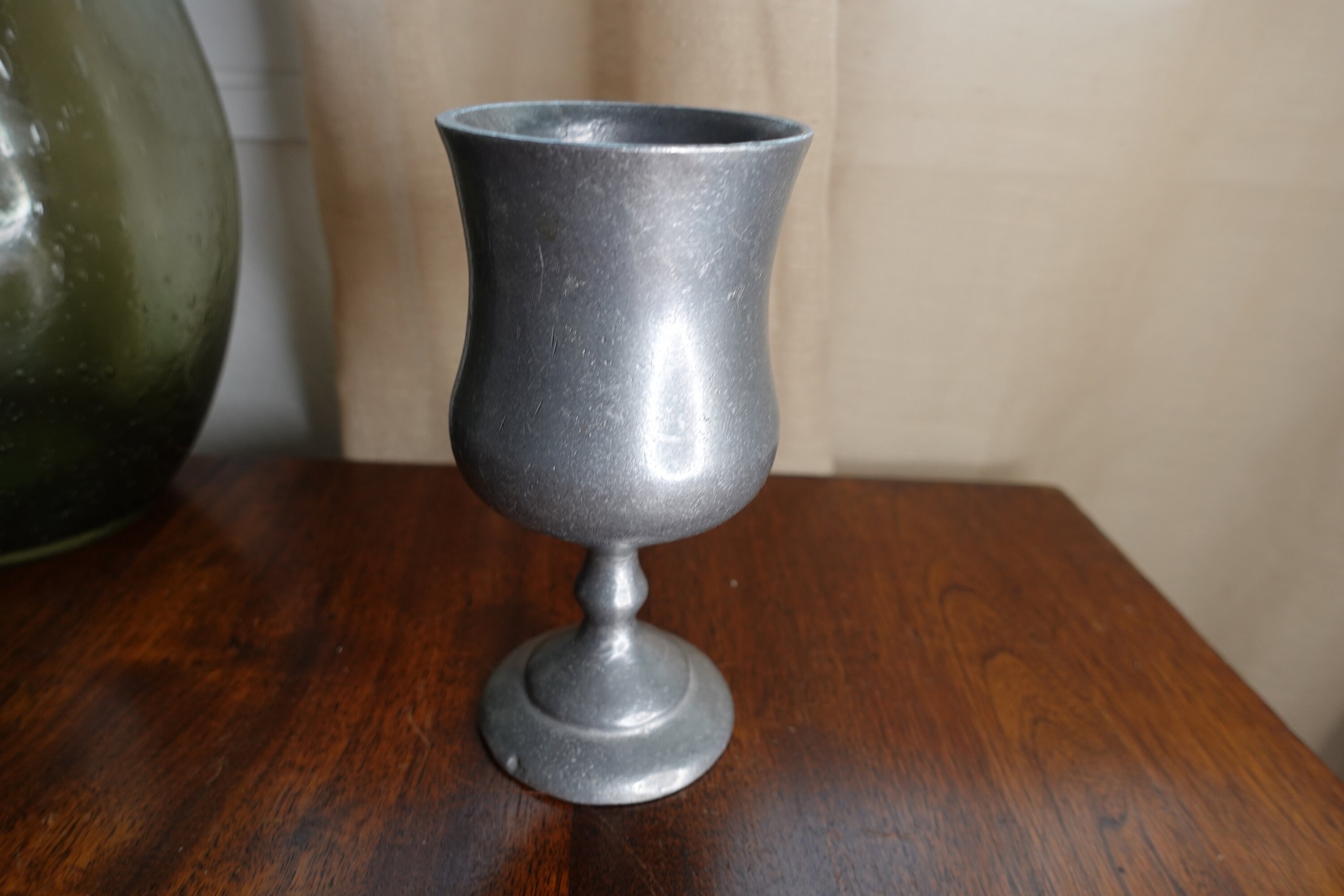Vintage Pewter Metal Medieval Times Goblet - Etsy