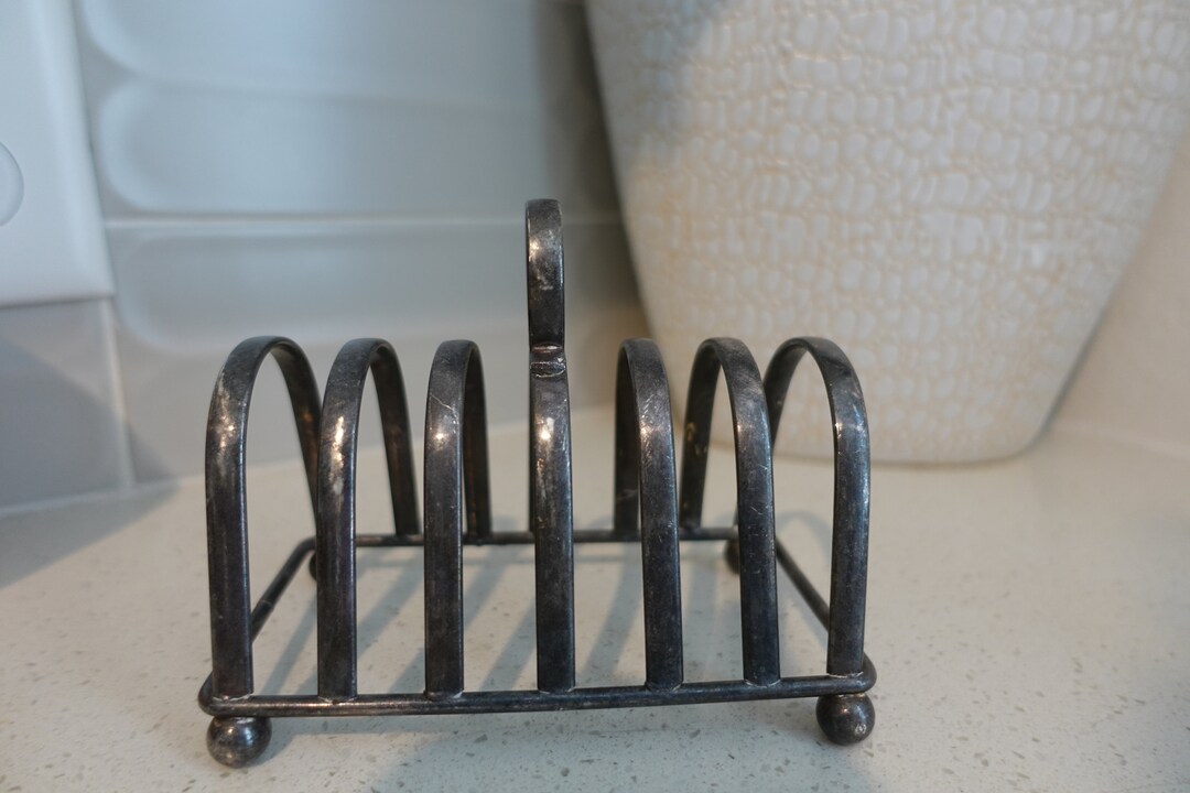 Vintage Silver-plated Toast/napkin Holder - Etsy