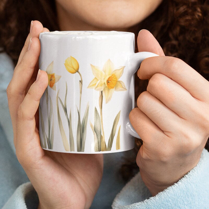 Flower Mugs - Etsy