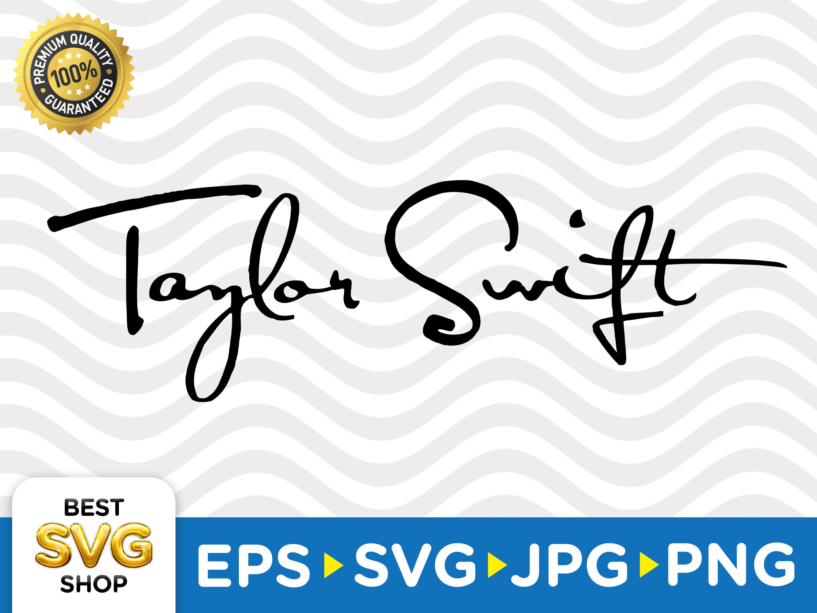 Taylor Swift Signature SVG File PNG File JPG Dxf Instant - Etsy UK