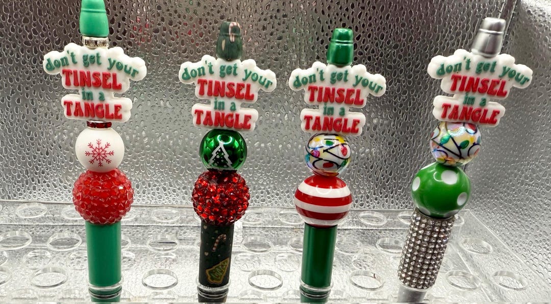 Tinsel in a Tangle Pen - Etsy