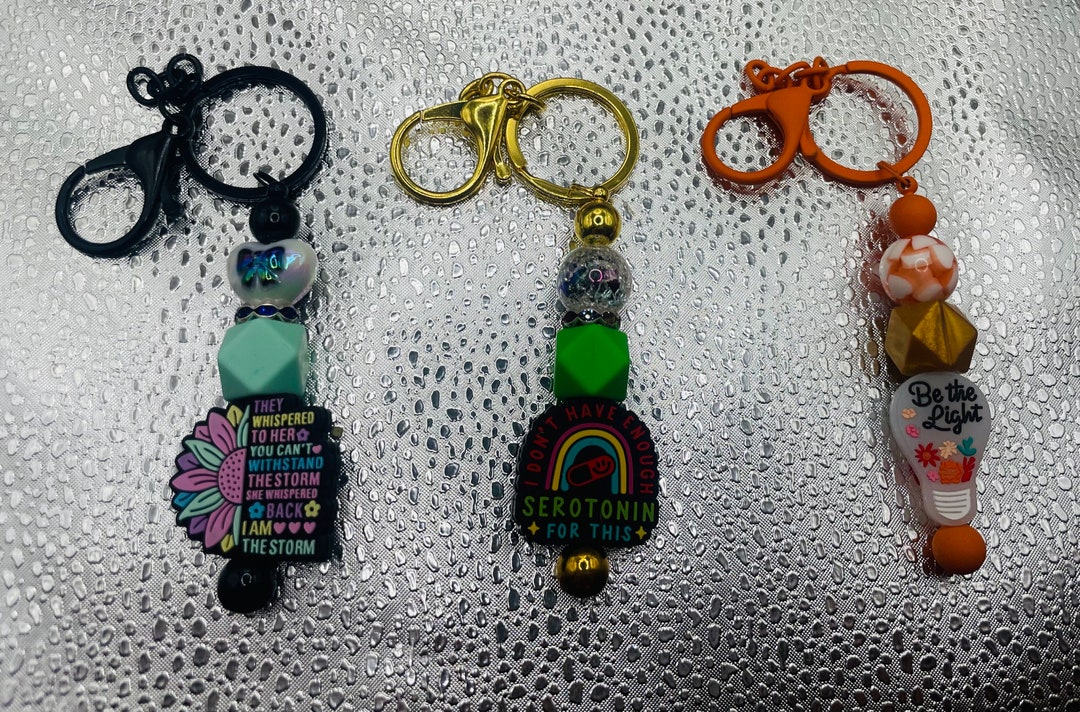 Color Metal Keychain - Etsy