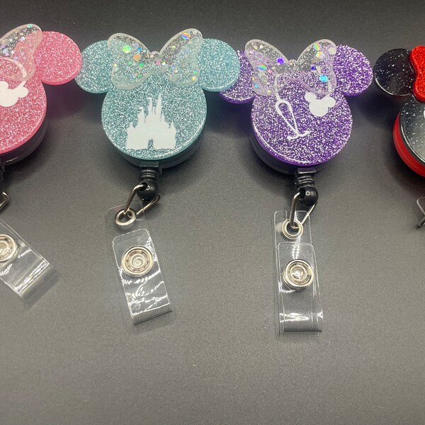 Minnie Mouse Badge Reel - Etsy