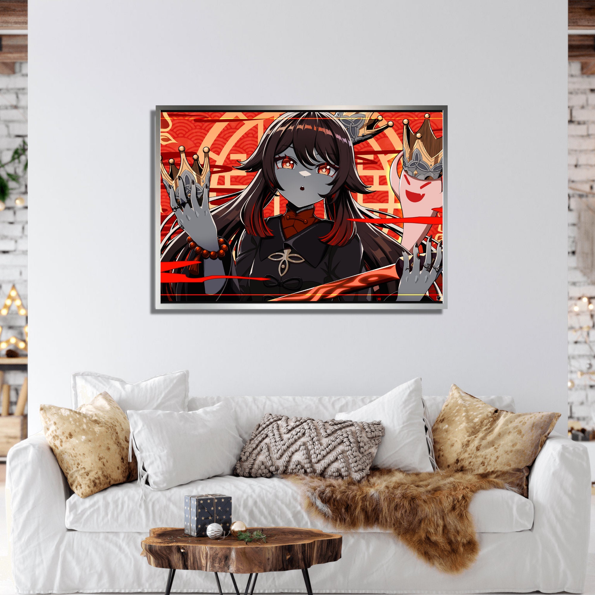 Genshin İmpact hu Tao With Crown Genshin Impact - Etsy