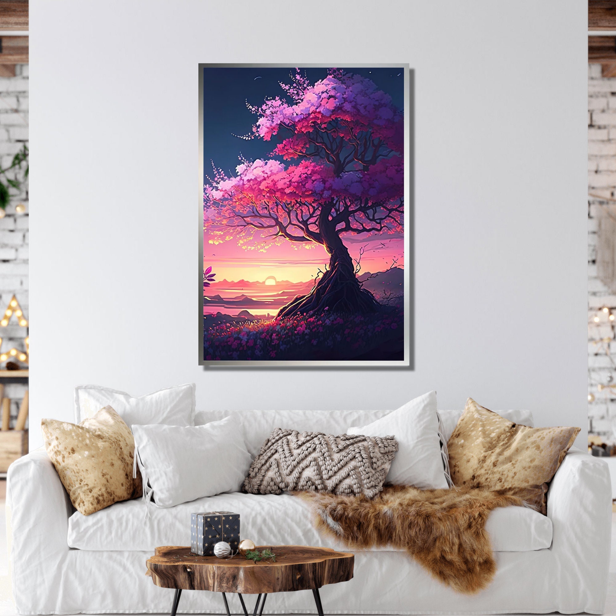 Sakura Tree Sakura Tree Art Sakura Tree Canvas - Etsy