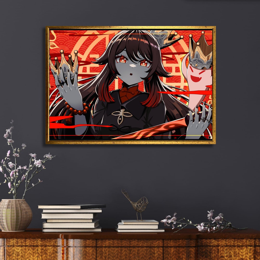 Genshin İmpact hu Tao With Crown Genshin Impact - Etsy