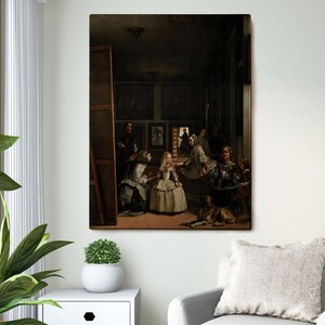 Diego Velázquez Las Meninas, Canvas Room Decor, Home Decor Canvas ...