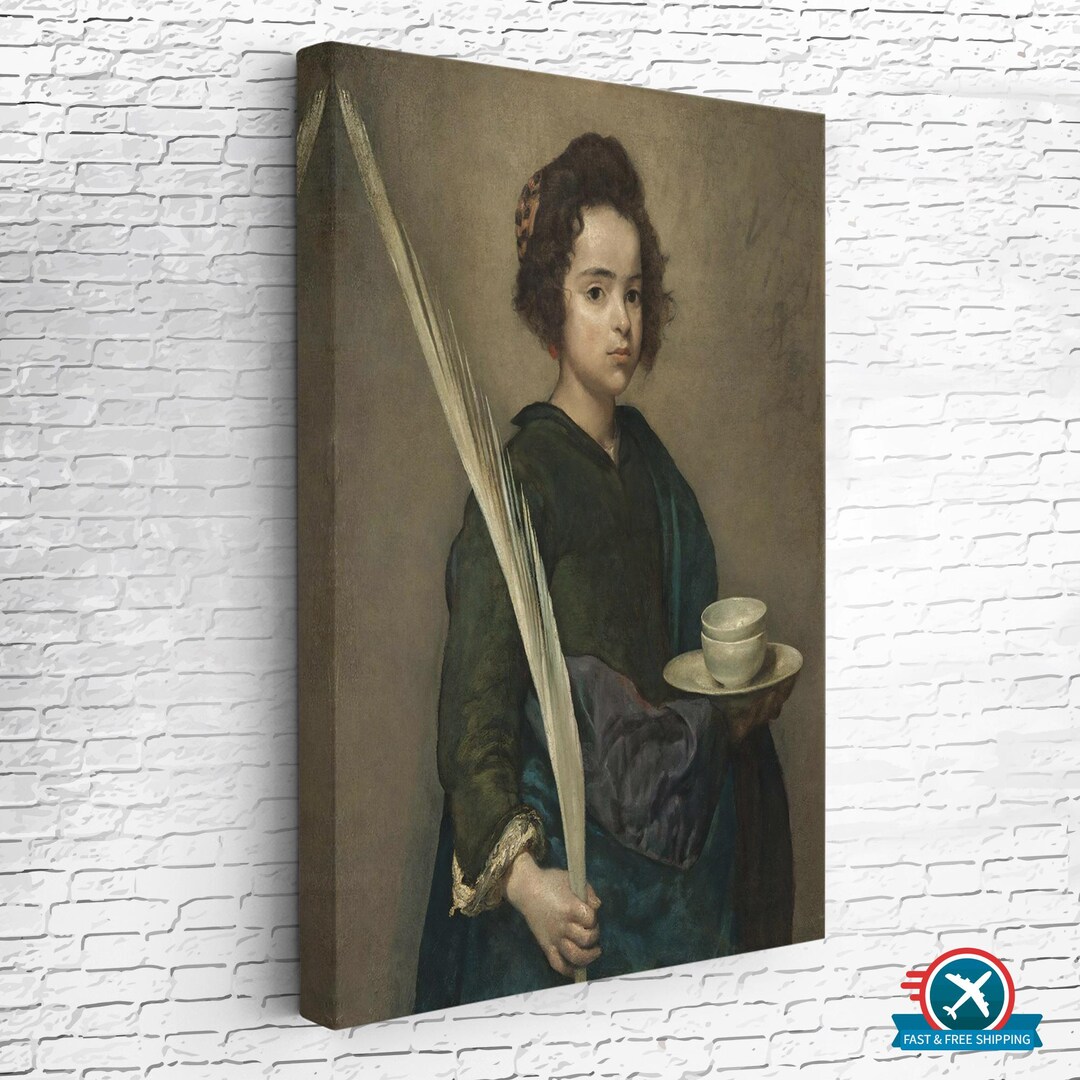 Diego Velázquez Saint Rufina, Canvas Wall Art, Canvas Room Decor ...