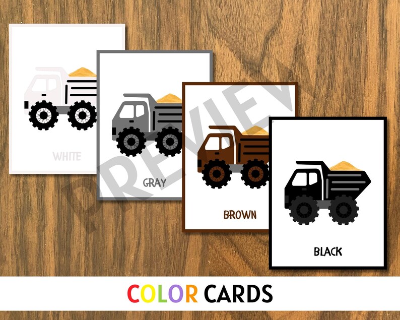 Learning Colors | Printable Flashcards | Colors Learning Cards ...