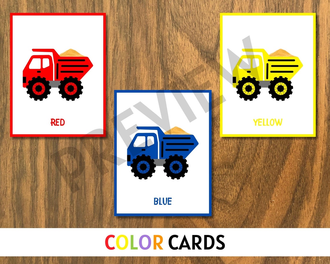 Learning Colors | Printable Flashcards | Colors Learning Cards ...