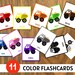 Learning Colors | Printable Flashcards | Colors Learning Cards ...