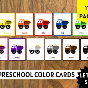 Learning Colors | Printable Flashcards | Colors Learning Cards ...