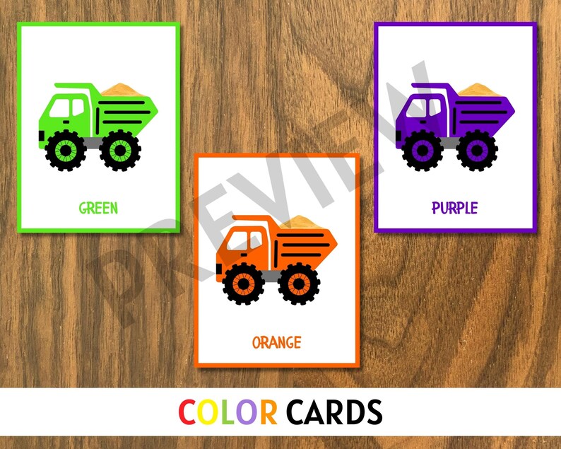 Learning Colors | Printable Flashcards | Colors Learning Cards ...