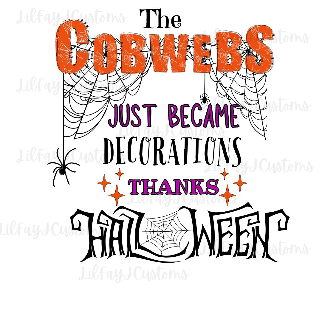 Cobweb Decorations SVG/PNG - Etsy