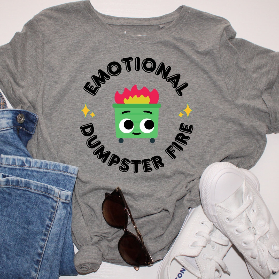 Emotional Dumpster Fire SVG/PNG - Etsy