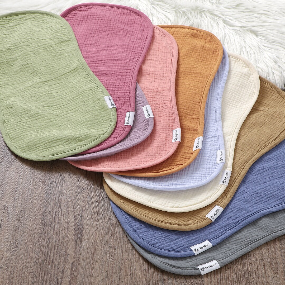 Organic Waterproof Baby Burp Cloth | Layered Burp Rug | Organic Cotton ...