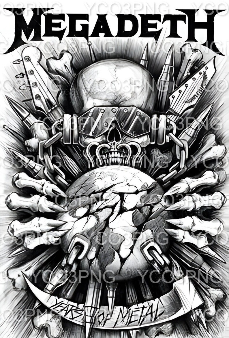 Megadeth PNG L Megadeth Arts L Megadeth Prints L Megadeth Art L ...