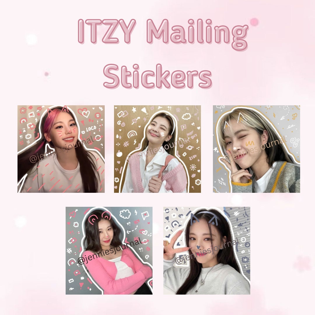 ITZY K-pop Mailing Stickers - Etsy