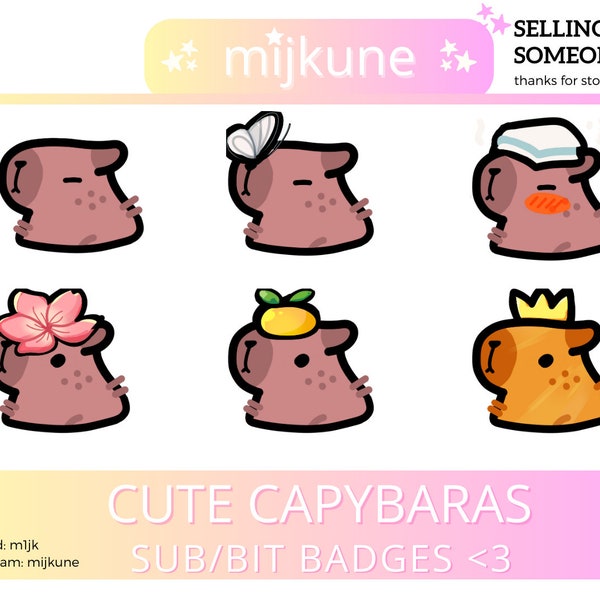 Capybara Chibi - Etsy