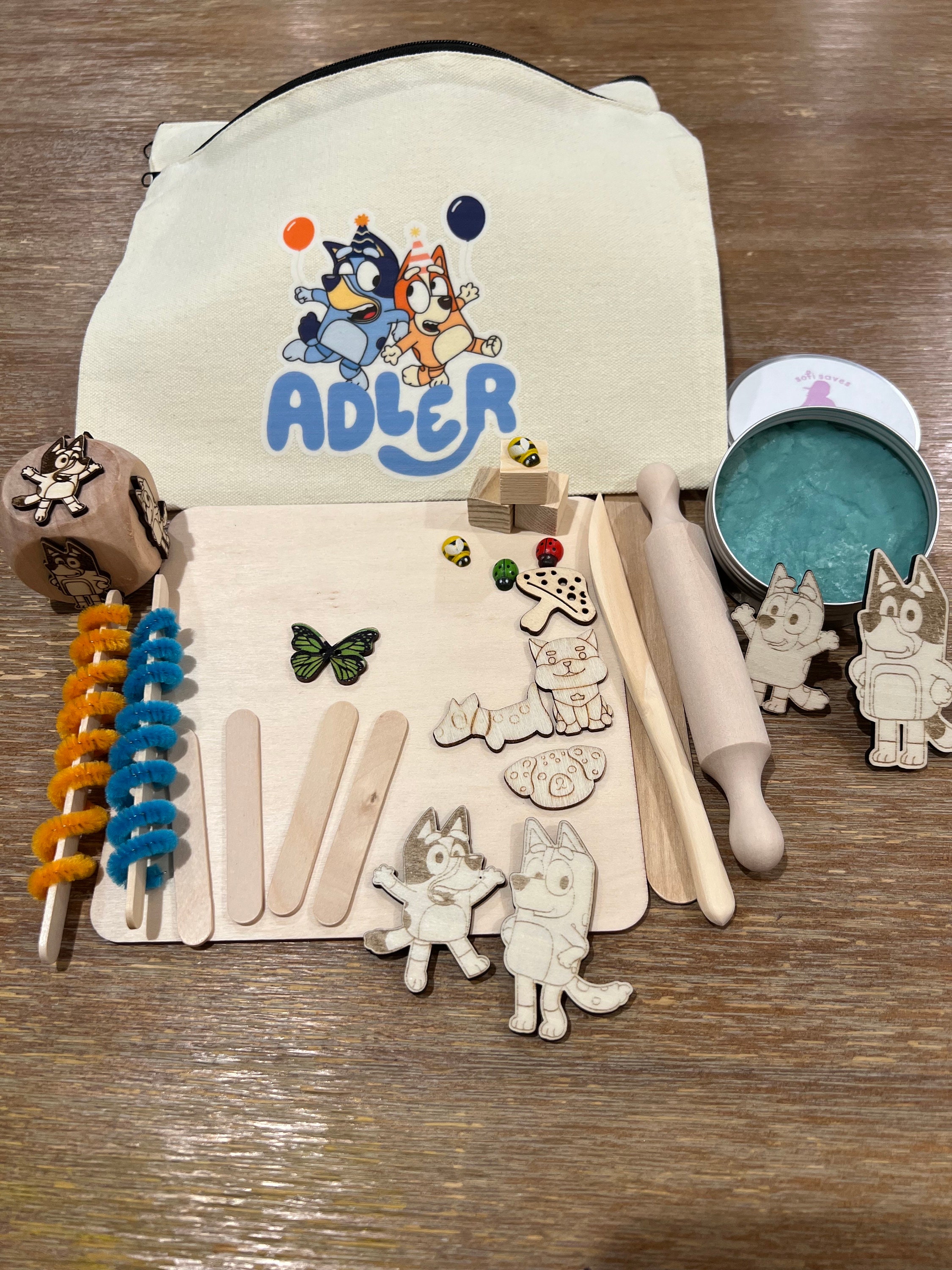 Bluey Playdough Kit - Etsy