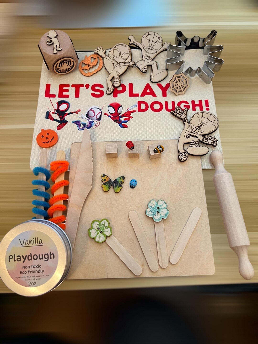 Spidey Playdough Kit - Etsy