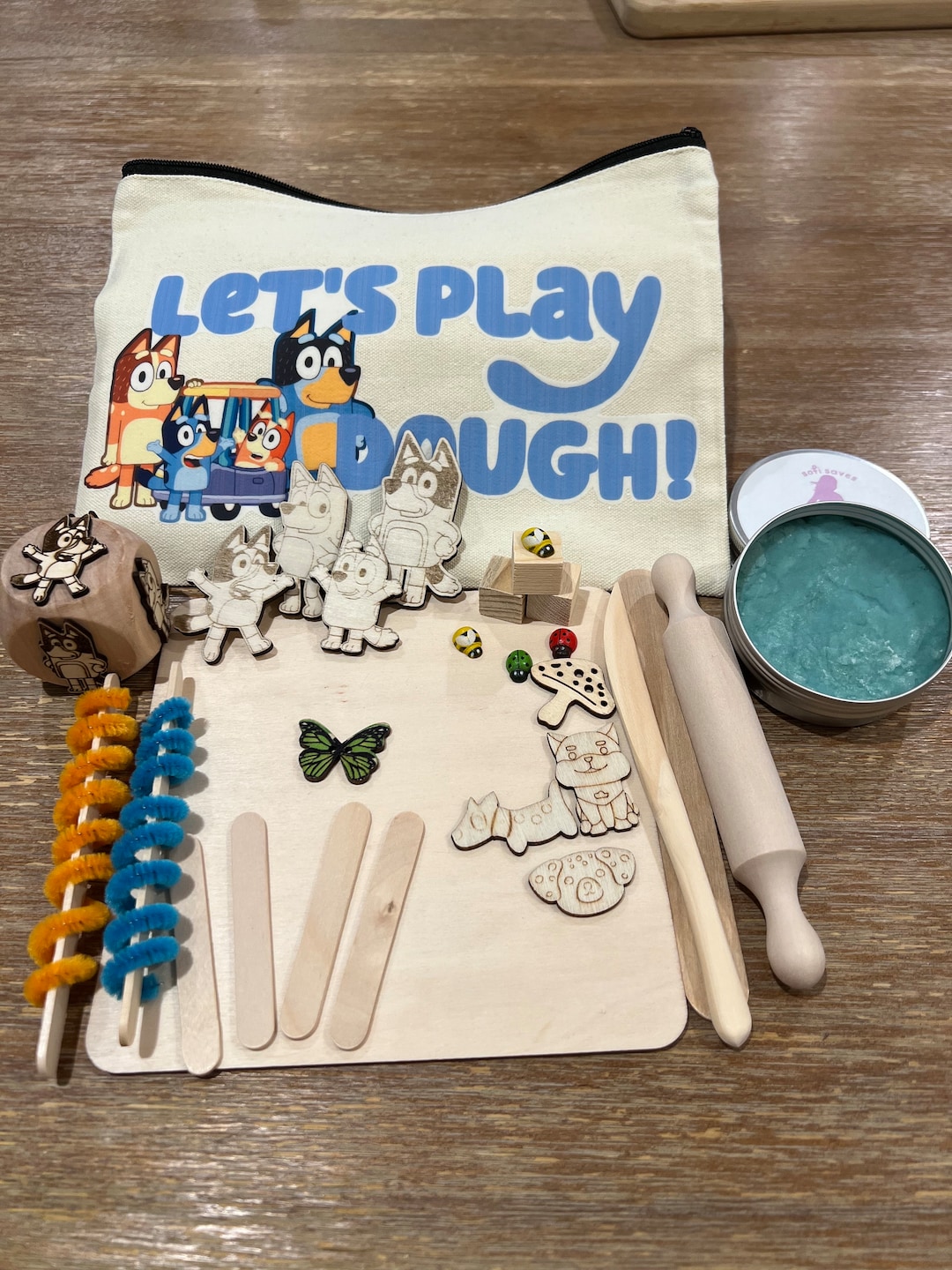 Bluey Playdough Kit - Etsy