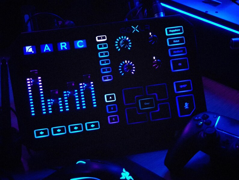 Goxlr Profile: "team Ice-blue" Intel Arc Inspired RGB Color Theme - Etsy