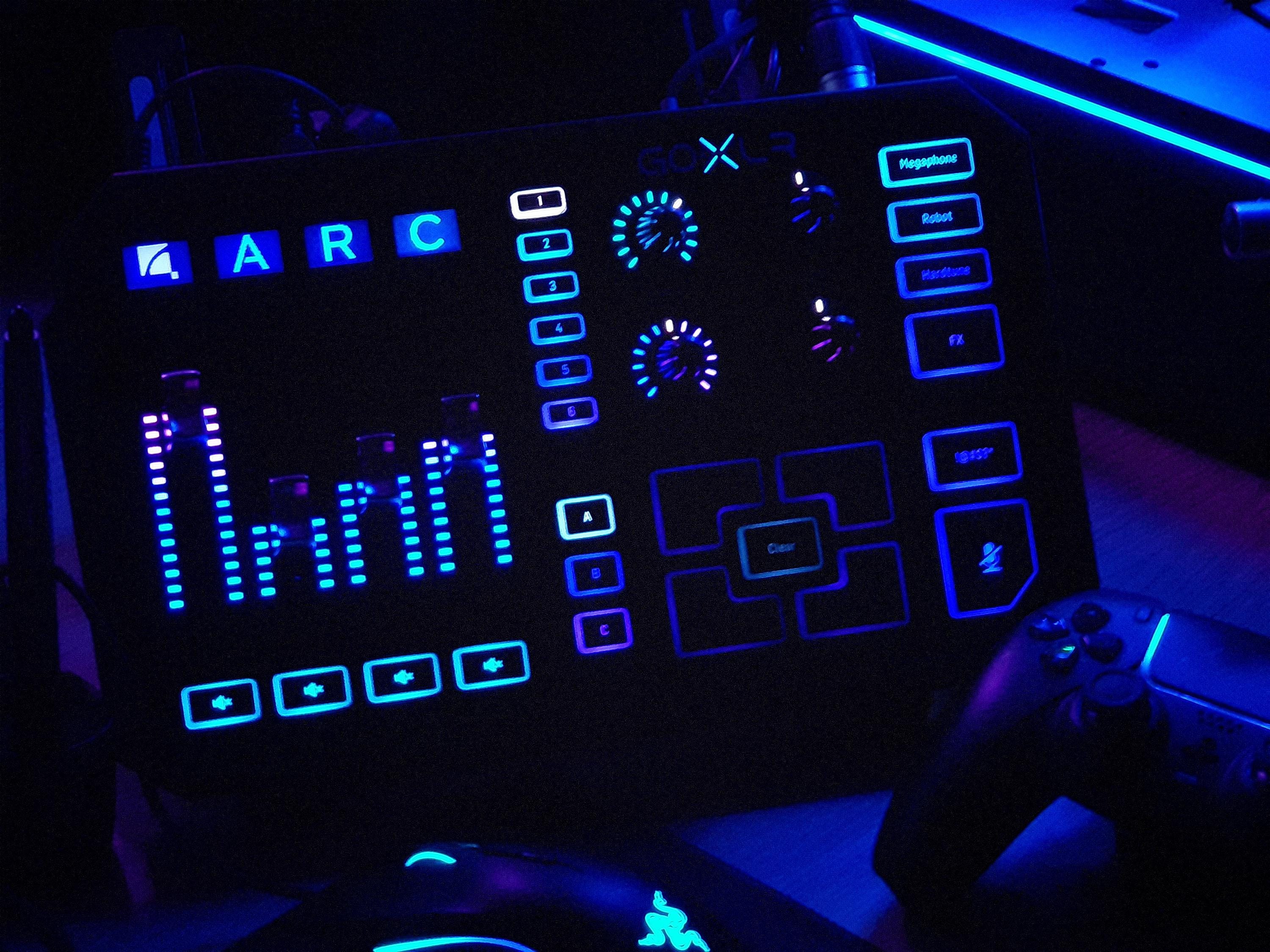 Goxlr Profile: "team Ice-blue" Intel Arc Inspired RGB Color Theme - Etsy