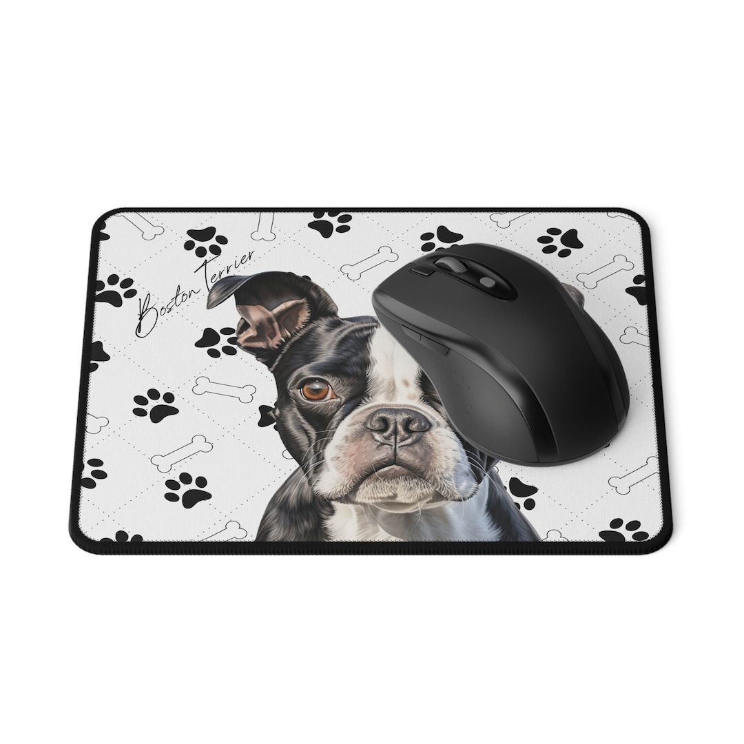 Boston Terrier Gaming Mouse Pad - Etsy