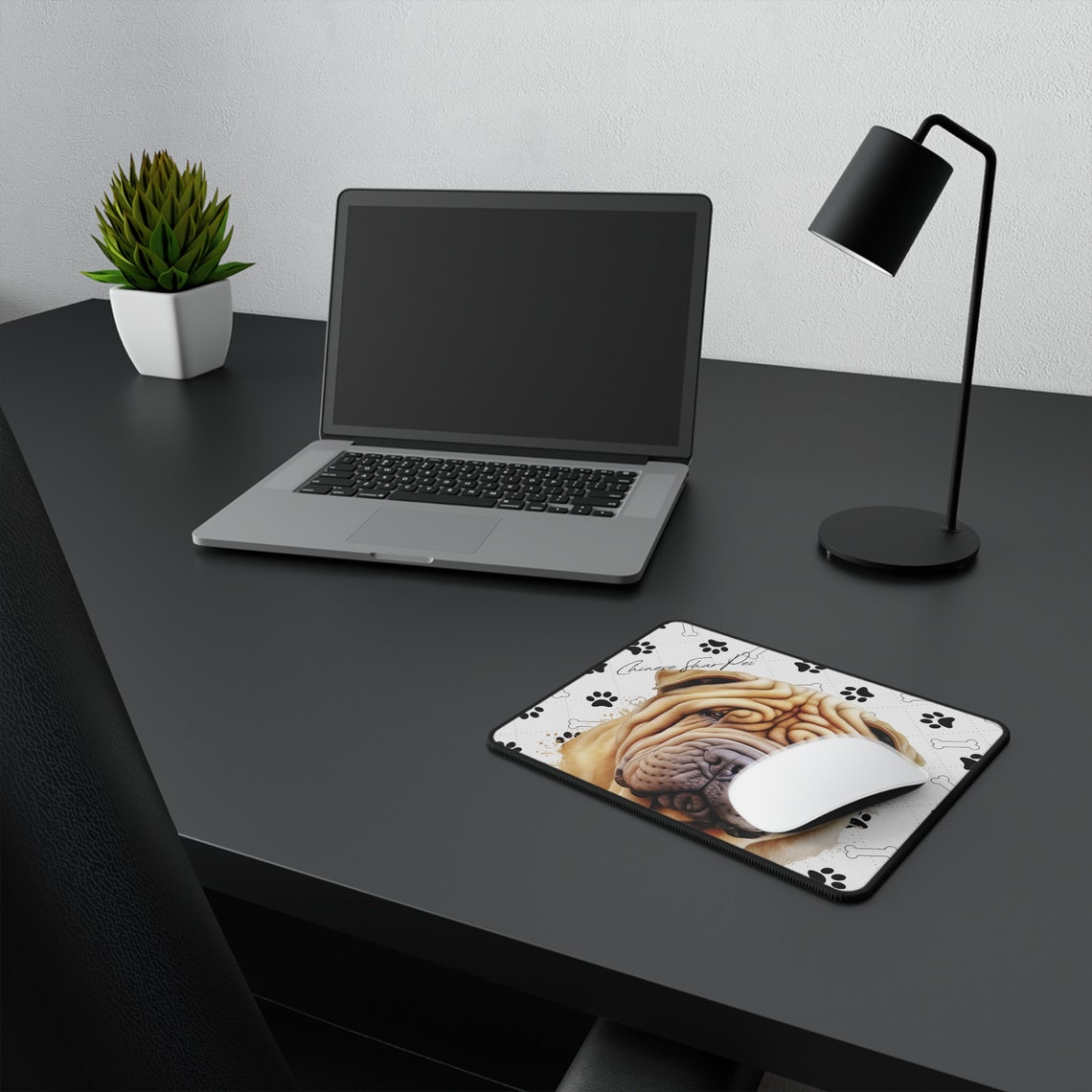 Chinese Shar-pei Gaming Mouse Pad - Etsy