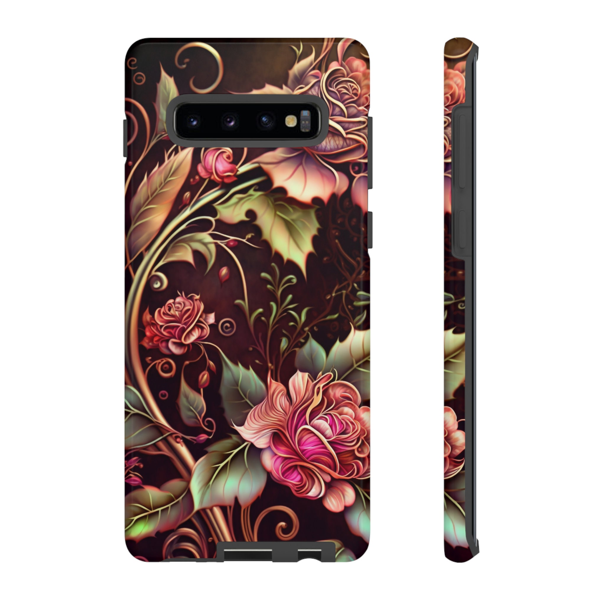 Vintage Floral Phone Case by Tough Cases PH1 - Etsy