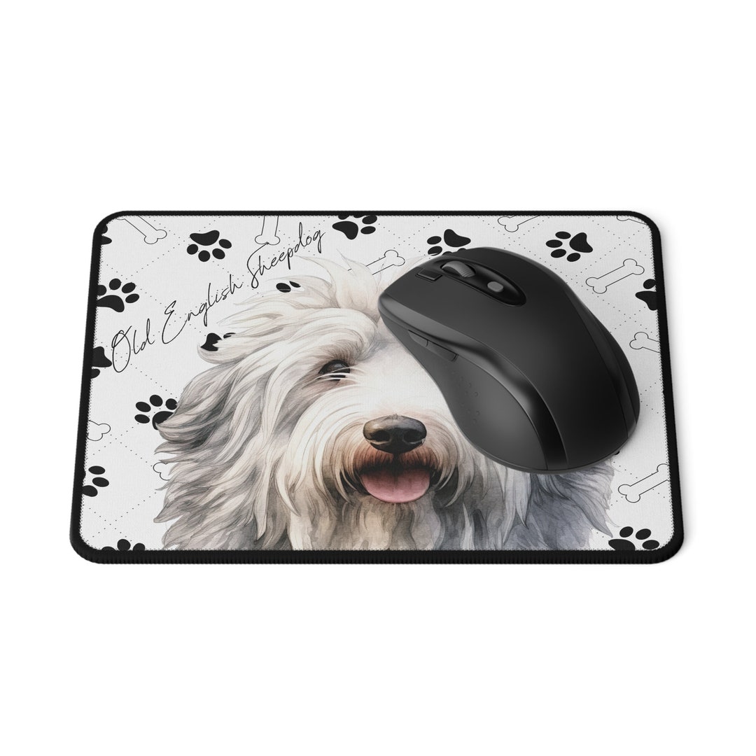 Old English Sheepdog Gaming Mouse Pad - Etsy