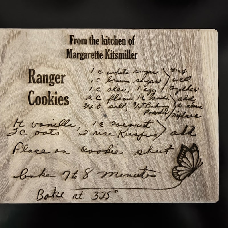 Handwritten Recipe Sign - Etsy