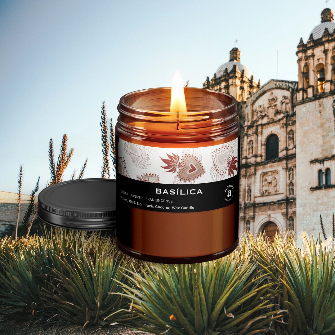 Basilica Scented Candle Latin-american Tradition's Gift - Etsy