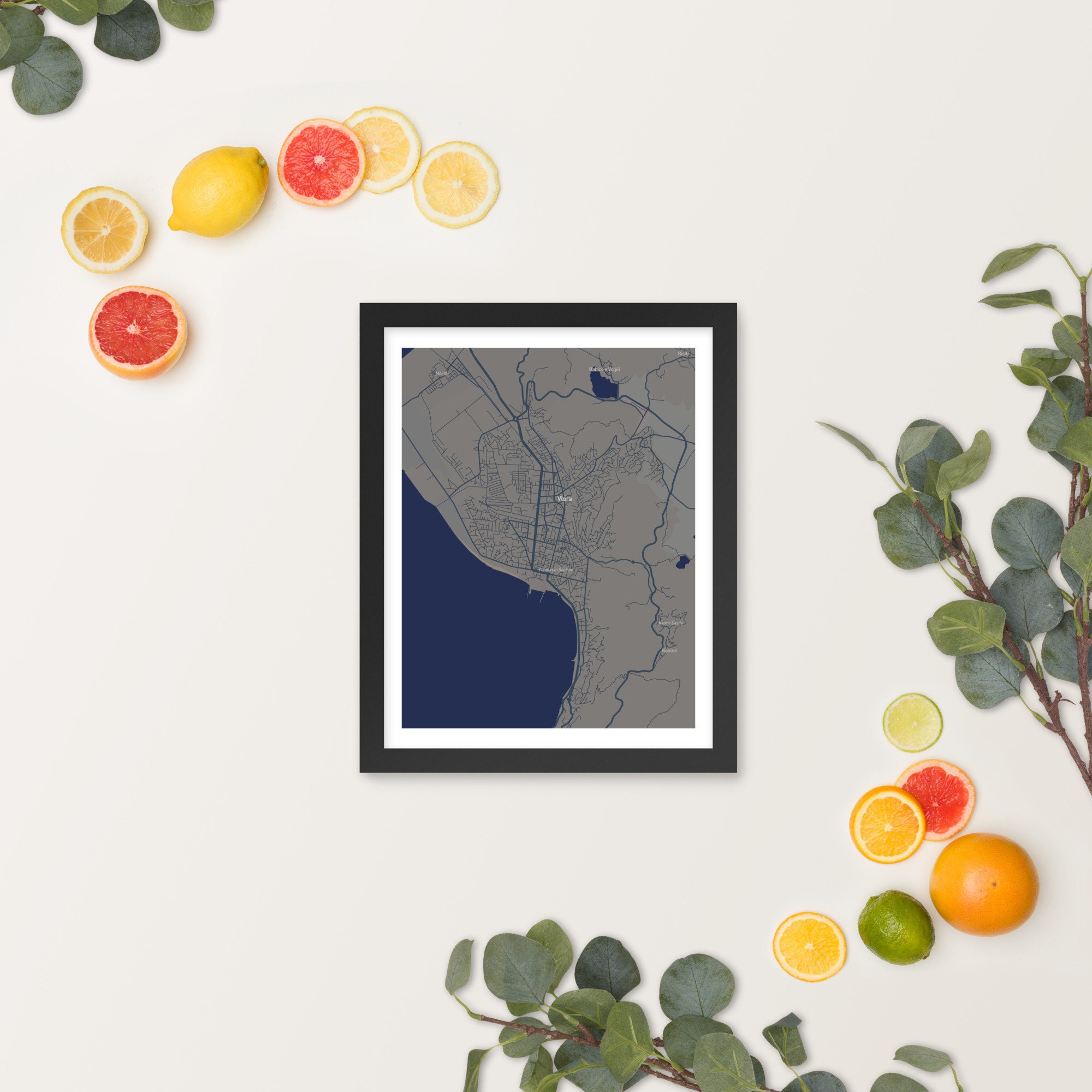 Vlore Vector Map - Etsy